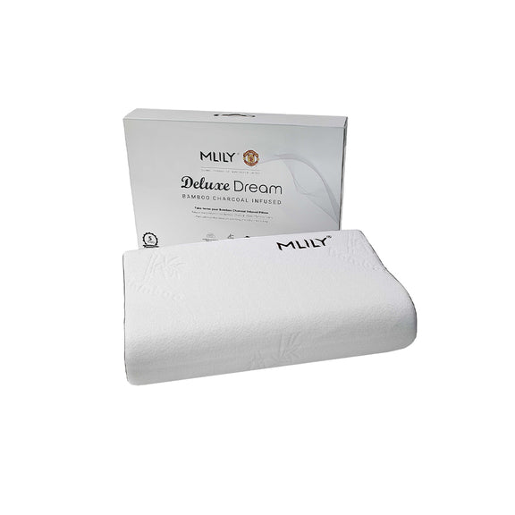 Mlily Deluxe Dream Bamboo Charcoal Pillow – Sleep Cooler Tonight– Beds4U